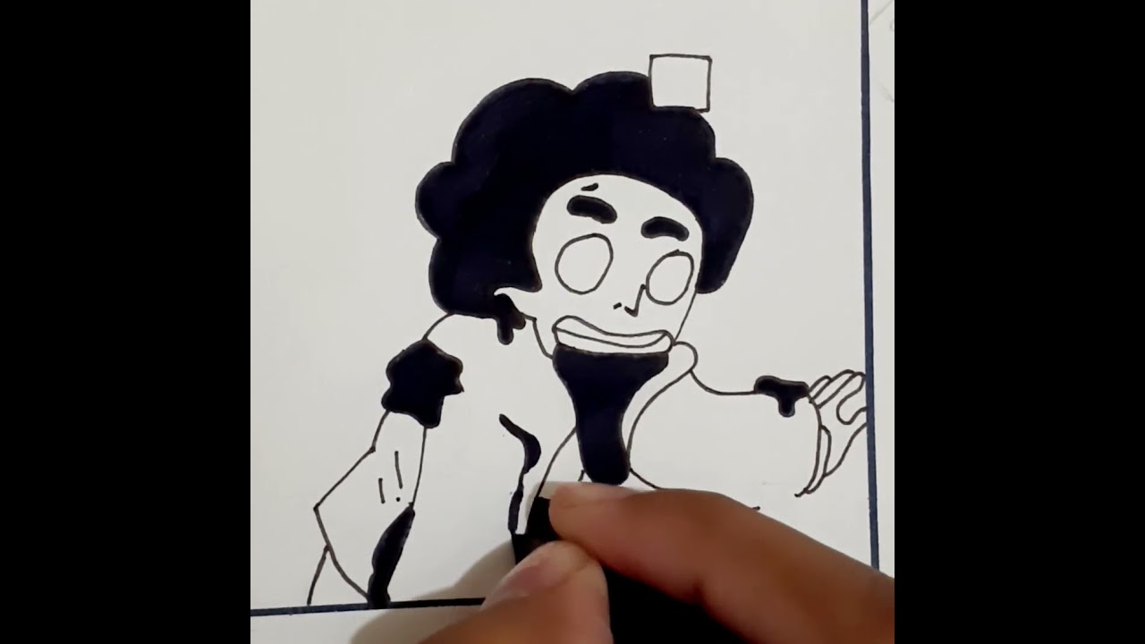 How to draw Friday Night Funkin Corrupted Steven drawing FNF - YouTube