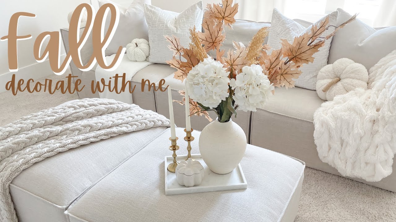 FIRST DAY OF FALL DECORATE WITH ME || FALL DECORATING IDEAS 2023 - YouTube