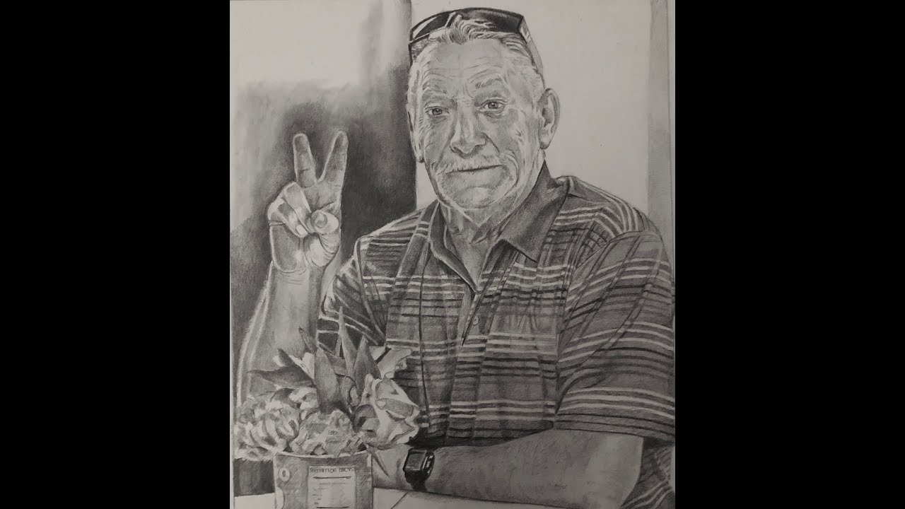 Artist: Candida - commissioned drawing in memory - YouTube