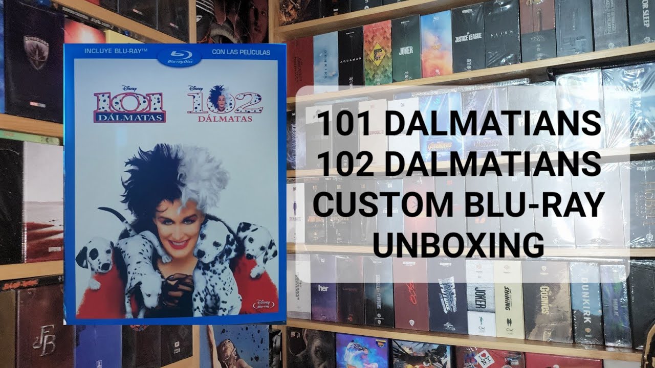 101 DALMATIANS & 102 DALMATIANS BLU-RAY CUSTOM UNBOXING + MENU - YouTube