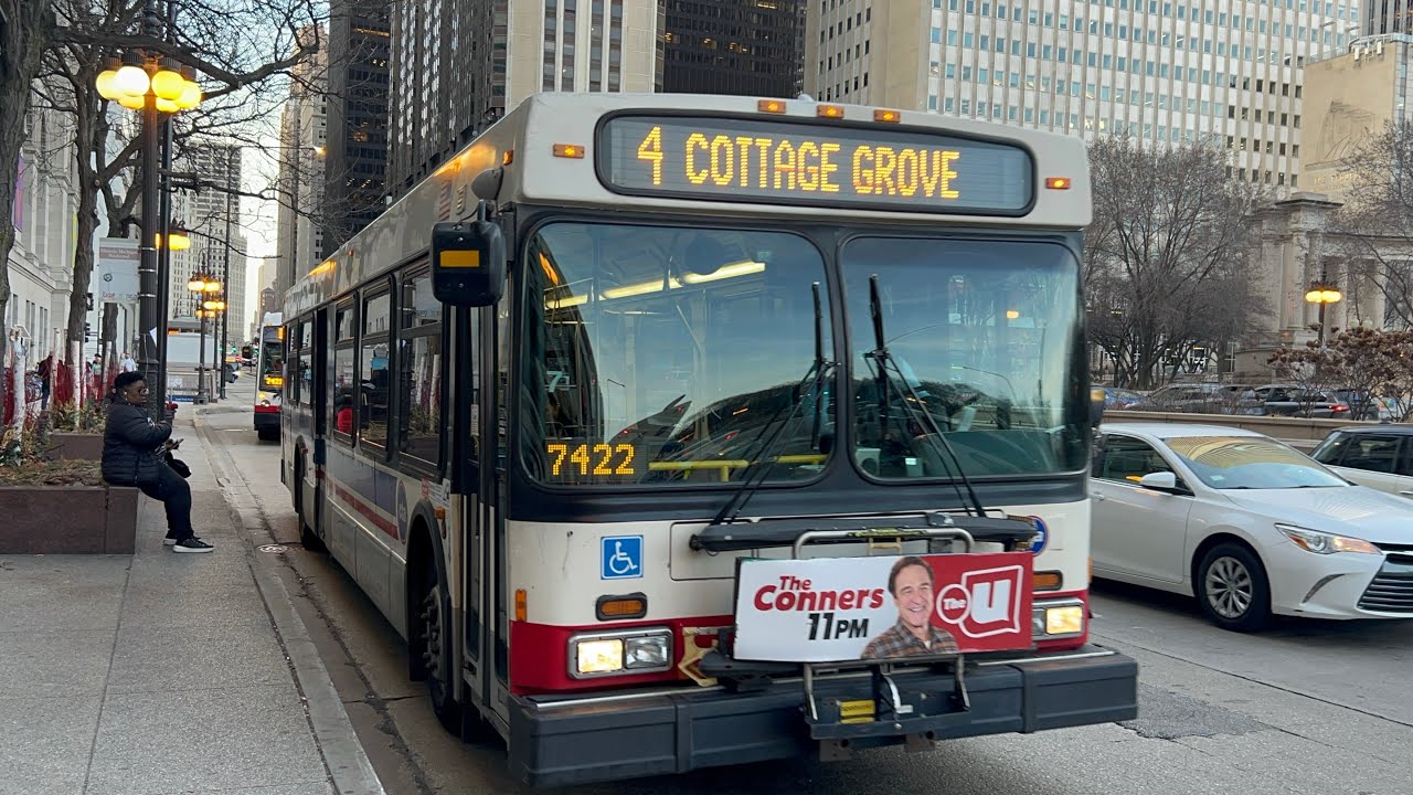 CTA Bus Ride 4 Cottage Grove From Washington To 54th Street CTA New ...