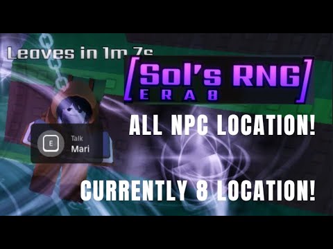 ALL NPC Location | Sols Rng - YouTube