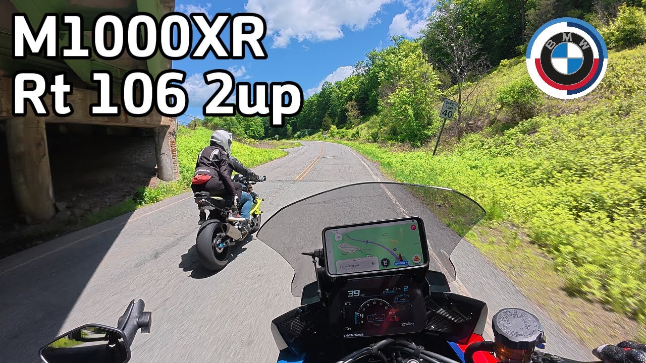 M1000XR Competition - NY Rt106 2up - YouTube