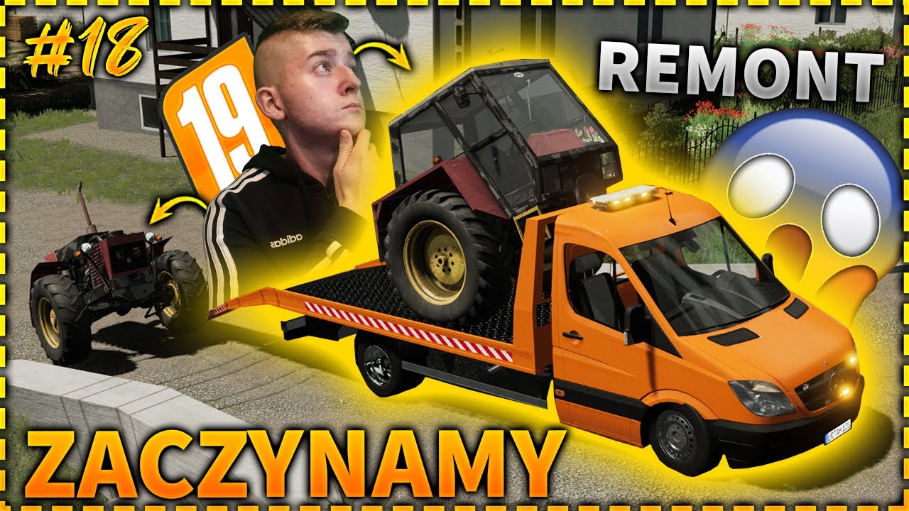☢️SAMI JAK PALEC #18 SEZON2 FS19😎POJECHAŁEM Z ROZWALONYM ZETOREM DO ...