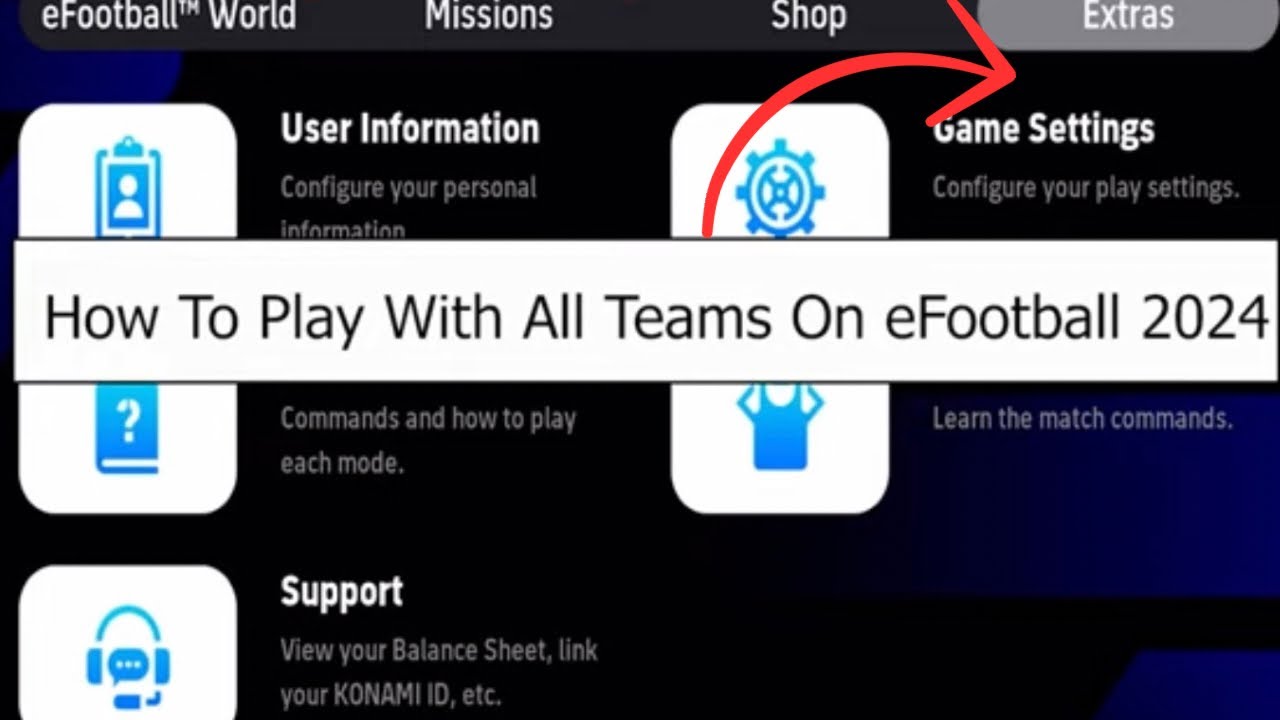 How to Play With All Teams in eFootball 2024 (Full Guide!) - YouTube