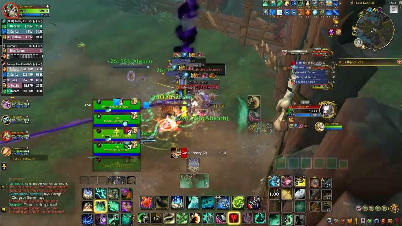 World Of Warcraft Mythic Brackenhide Hollow +12 - Mistweaver Monk | Dragonflight Season 4 - YouTube