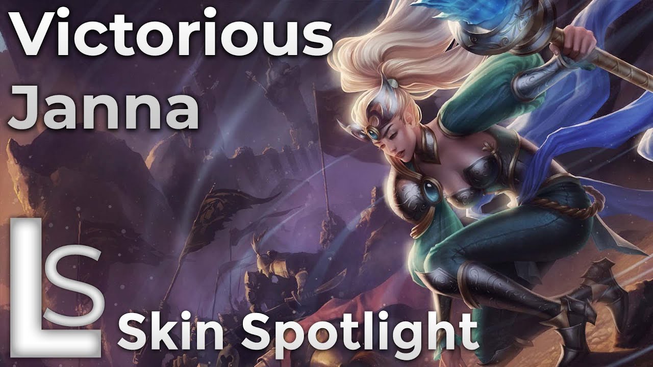 Victorious Janna - Skin Spotlight - Victorious Collection - League of ...