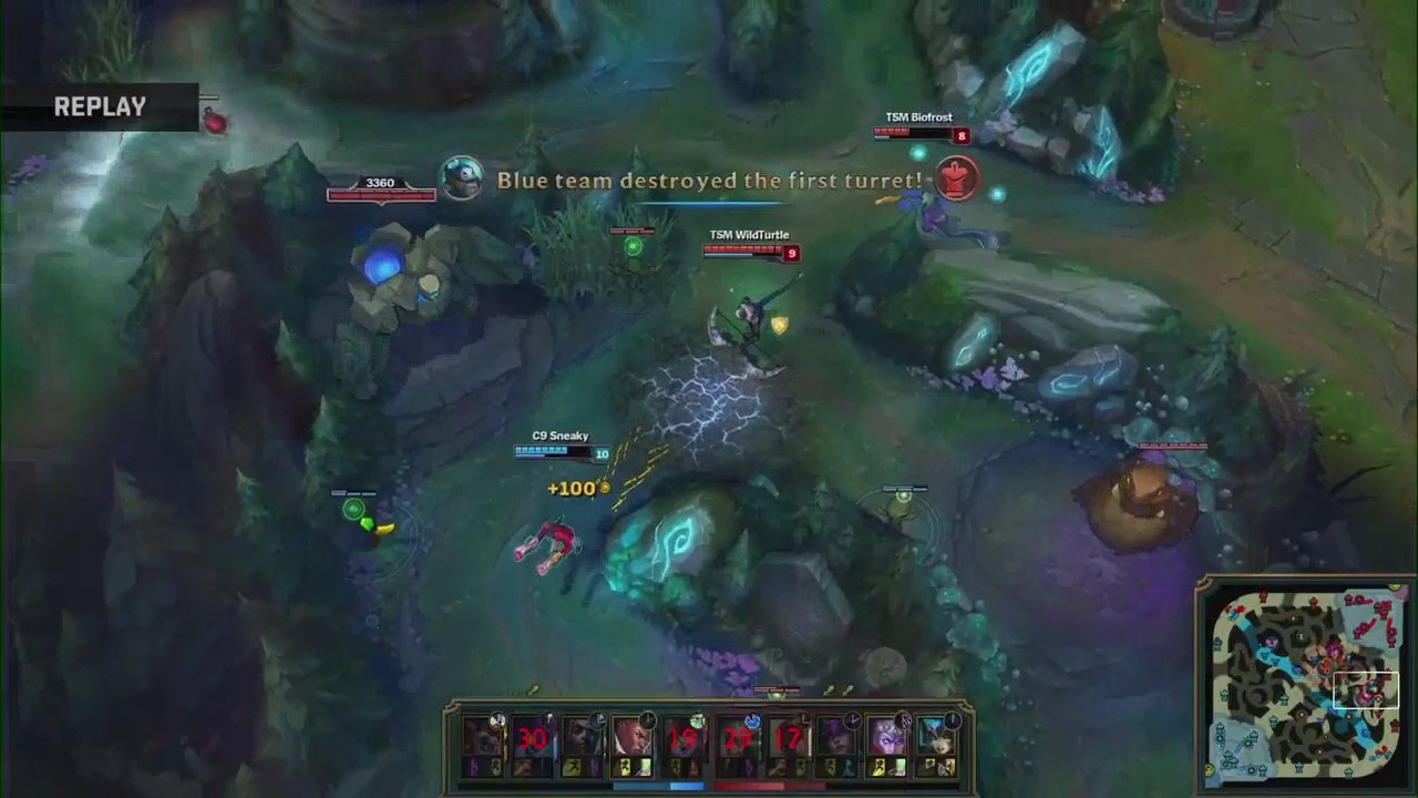 Bug - Syndra Doble Ult (NA LCS Finals C9 vs TSM) - YouTube