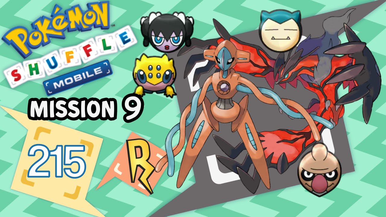Pokémon Shuffle Mobile - ¡FICHA MISION 9 / MISSION CARD 9! DEOXYS NO ...