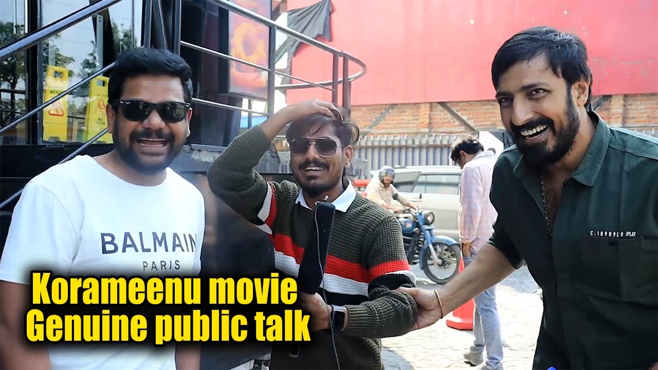 Korameenu movie Genuine public talk | Anand Ravi | Ashok Telugu Media ...