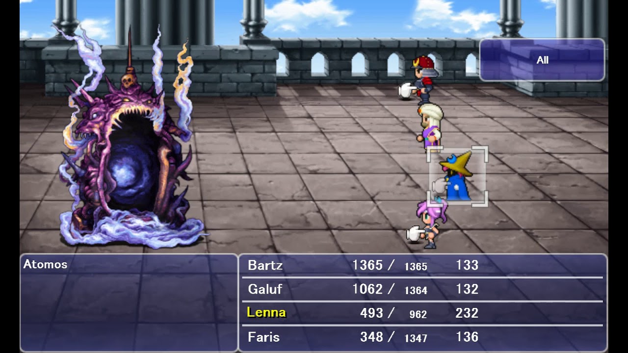 Final Fantasy V - 89 Boss Atomos - YouTube