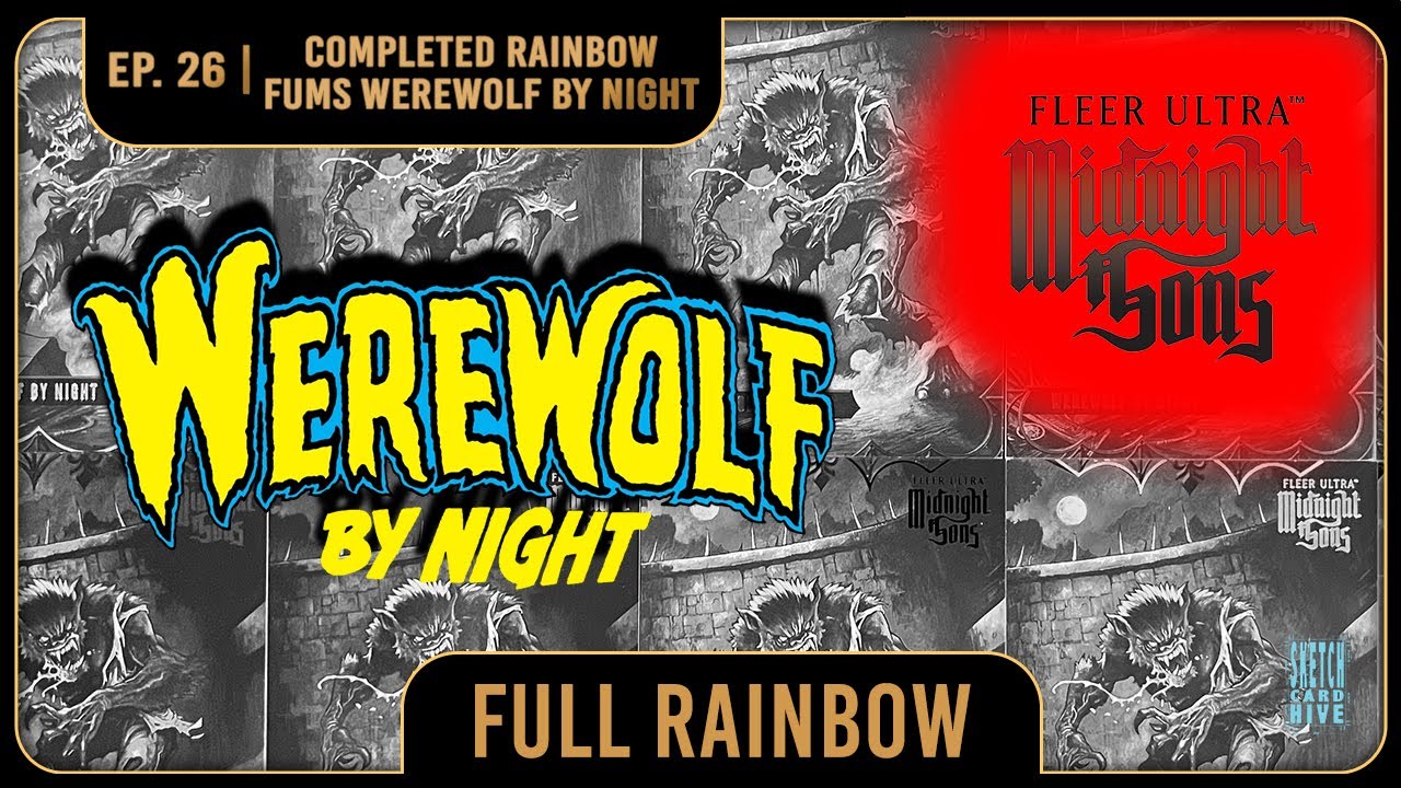 Finally! Completed Marvel Card Rainbow | Werewolf by Night - YouTube
