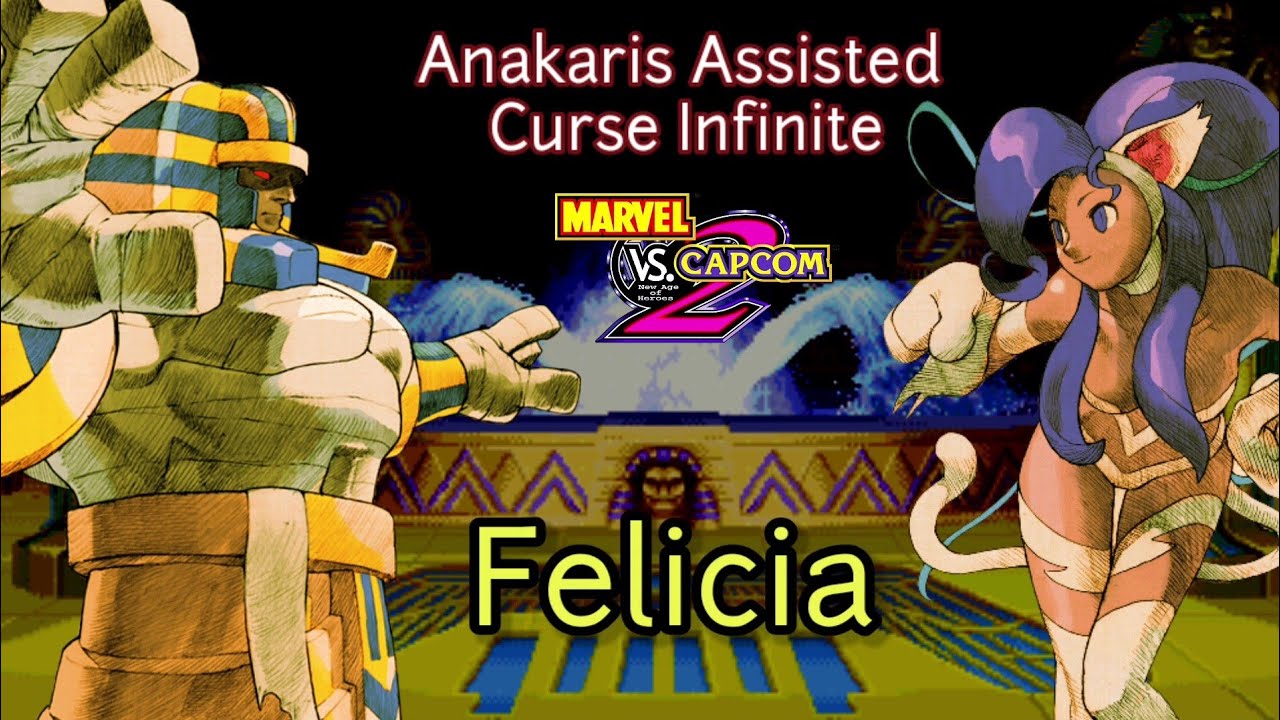 Marvel vs Capcom 2 (MVC2): Anakaris Assisted Curse Infinite (Loop) w ...