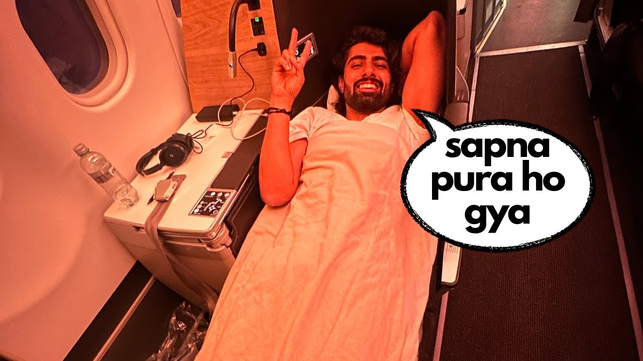 ₹2,70,000 Ki FIRST CLASS Mei Pohcha Spain | My Costliest Flight Ever | Mridul Madhok Vlogs - YouTube