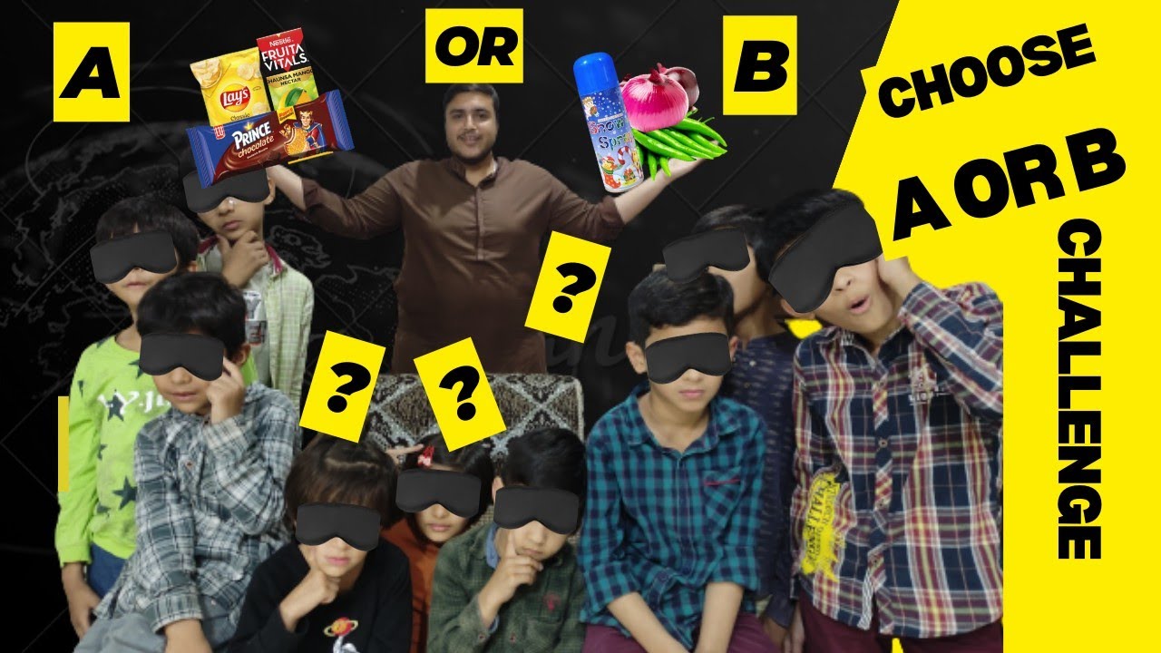 Choose A Or B Challenge With Kids 💑 | Love Fun & Challenges | - YouTube