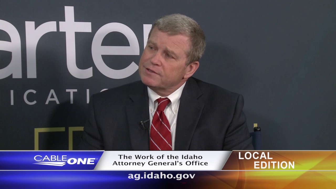 Idaho Local Edition with Idaho Attorney General Lawrence Wasden - YouTube