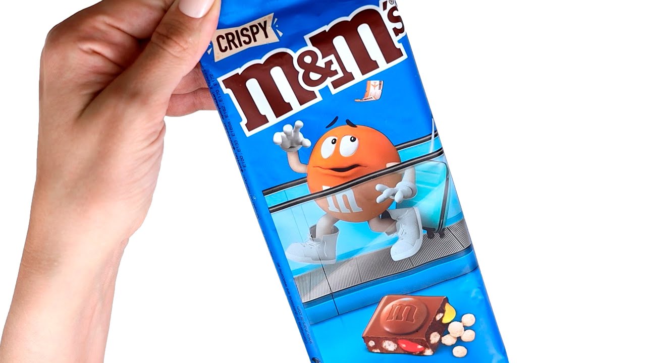 M&M'S CRISPY CHOCOLATE BAR - YouTube