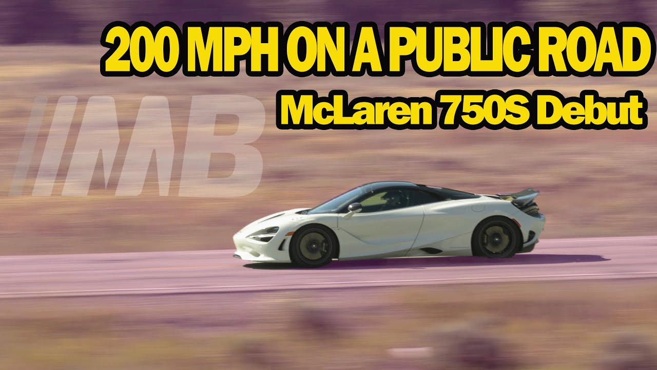 McLaren 750s Goes OVER 200 MPH On A PUBLIC HIGHWAY for Its North ...