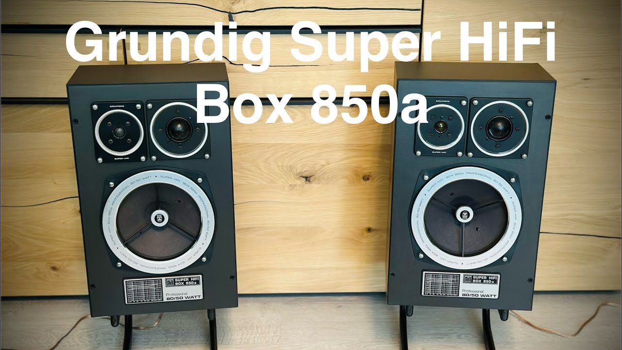 Grundig Super Hifi Box 850a Professional Demo - YouTube
