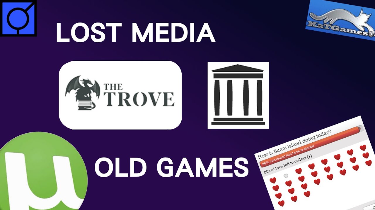 Lost Media and old games - YouTube