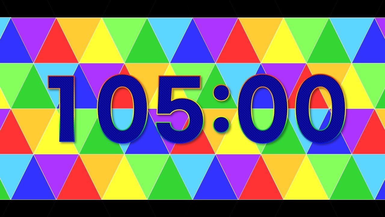 105 Minute Timer - Colorful Timer - YouTube