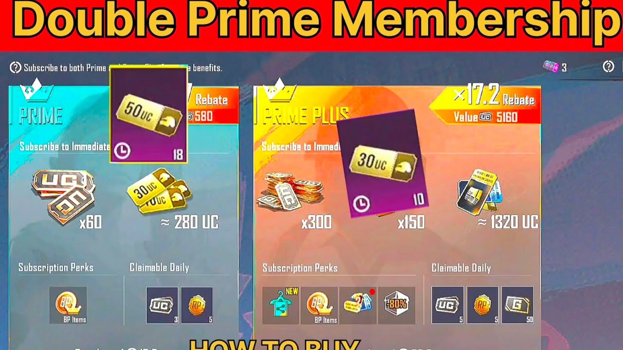 HOW TO BUY DOUBLE PRIME PLUS IN BGMI | DOUBLE PRIME PLUS KAISE LEN # ...
