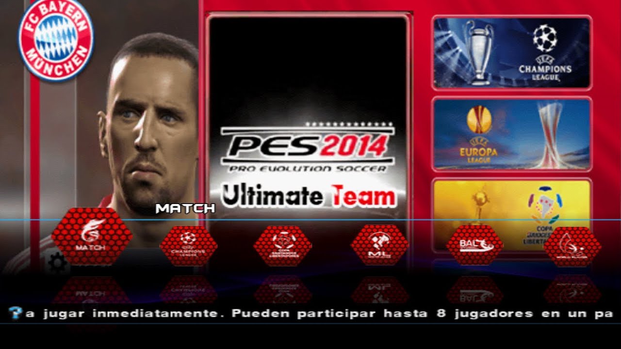 PES 2014 Ultimate Team PS2 - Iso Download - YouTube