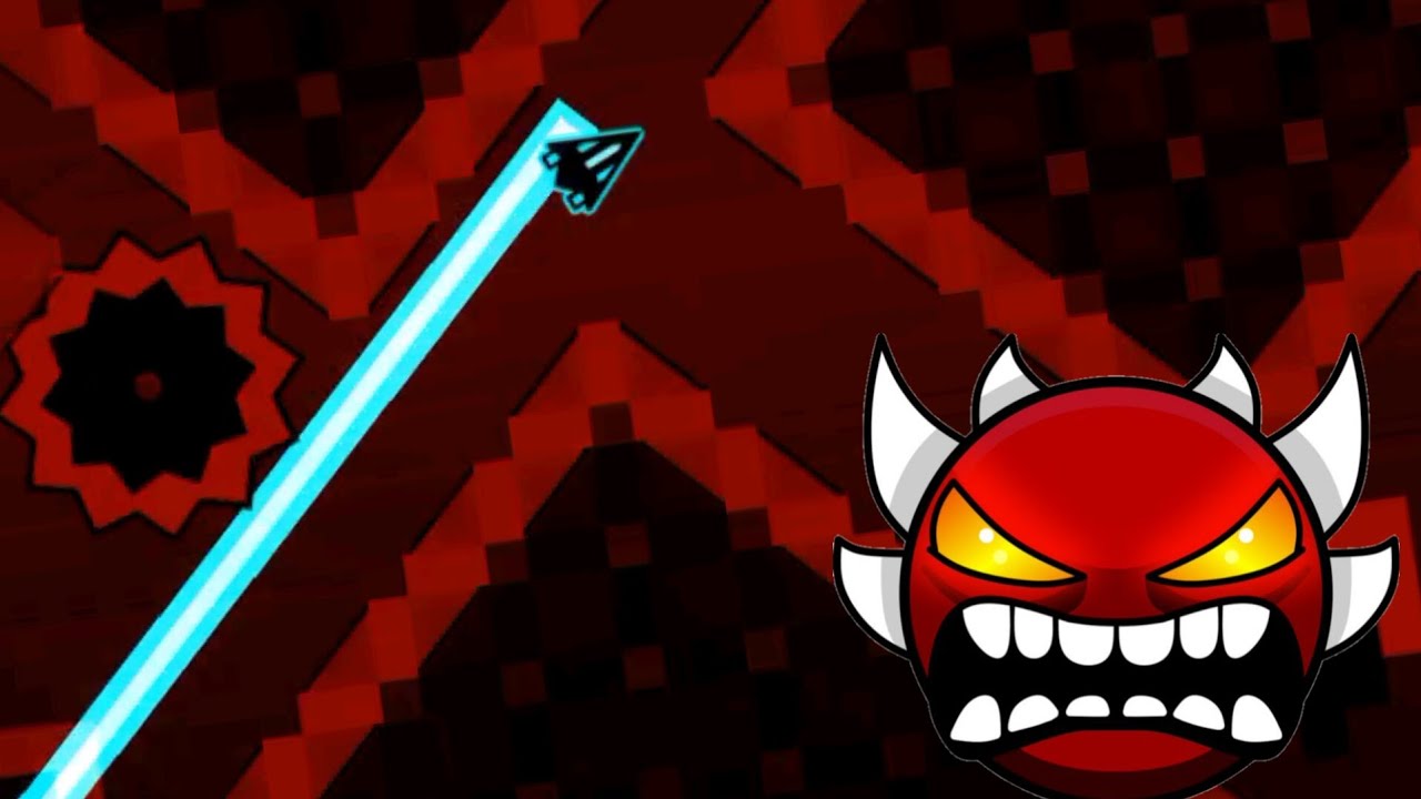 Geometry Dash - Nine Circles, but a difficulty meter | DarioGaming # ...