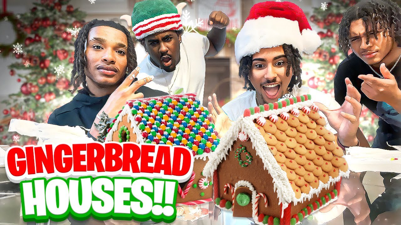 When BLACK People Try To Make Gingerbread Houses!! - YouTube