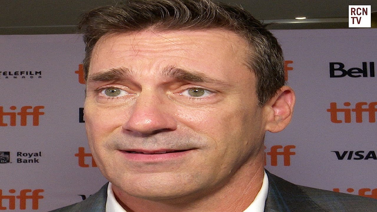Jon Hamm Interview Lucy In The Sky Premiere - YouTube