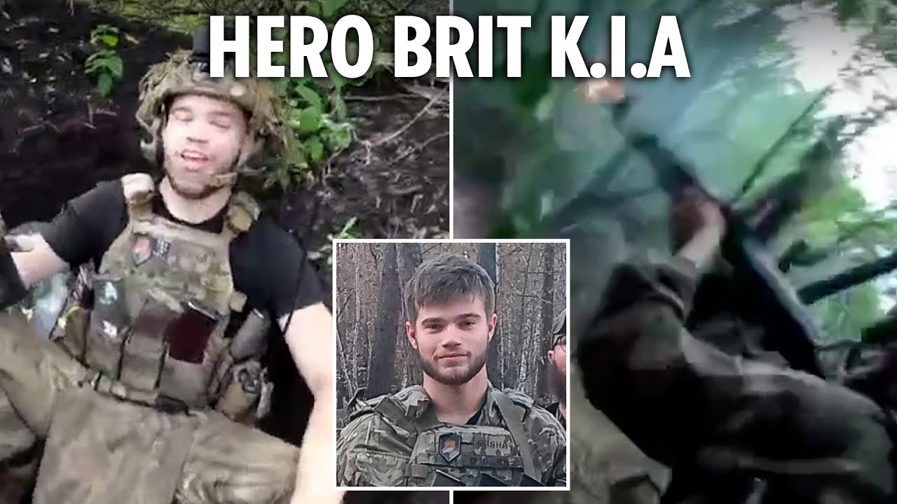 Dramatic footage of hero Brit sniper who died in Ukraine sacrificing ...