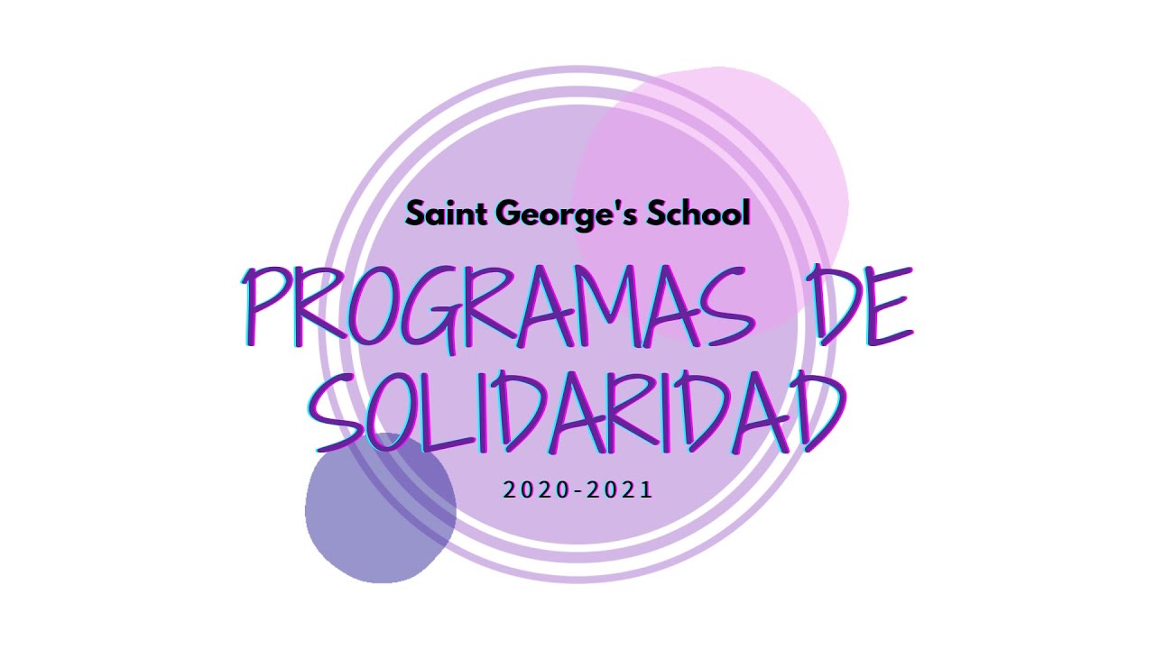 PROGRAMAS DE SOLIDARIDAD - YouTube