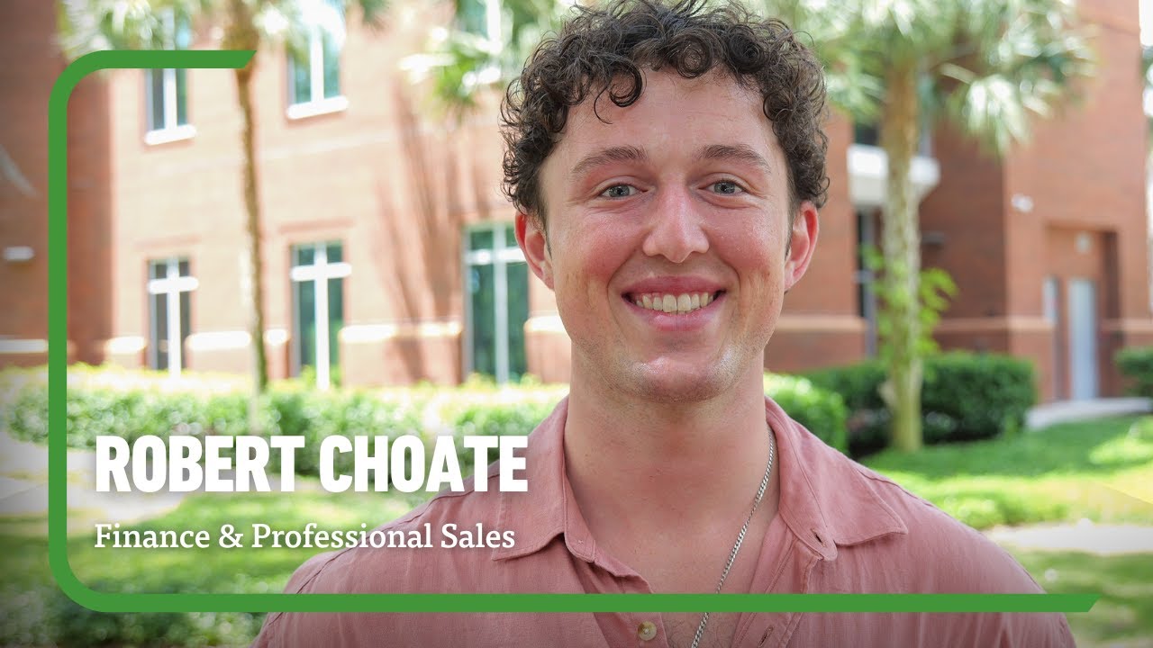 Robert Choate, Professional Sales & Finance major | Class of 2024 - YouTube