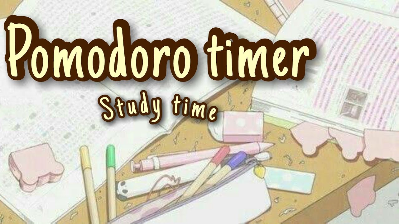 Study timer|| Pomodoro Timer - for night owl studymates ♡ 2 hours - YouTube