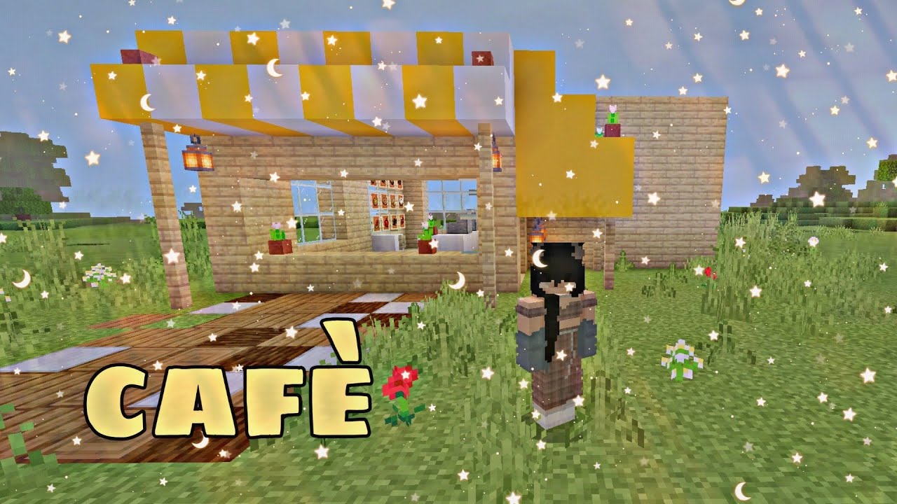 ☕Minecraft pe cafe (speedbuild)☕ {check desc} - YouTube