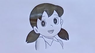 How to draw nobita shizuka pencildrawing 💛 || Doremon ... | Doovi