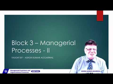 10. Management Functions and Organization Processes MMPC - 001 (Part- 15) - YouTube