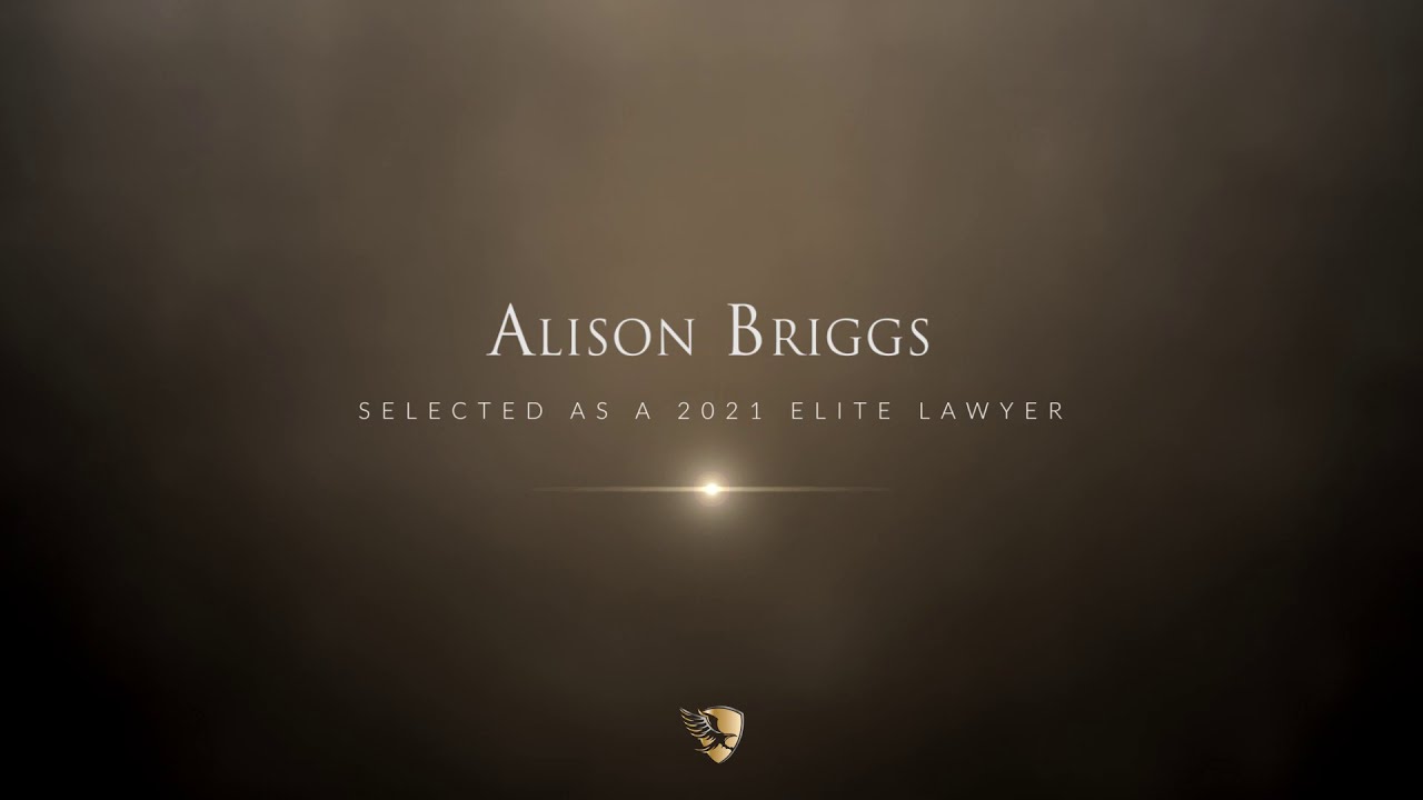 Alison Briggs 2021 Elite Lawyer Video - YouTube