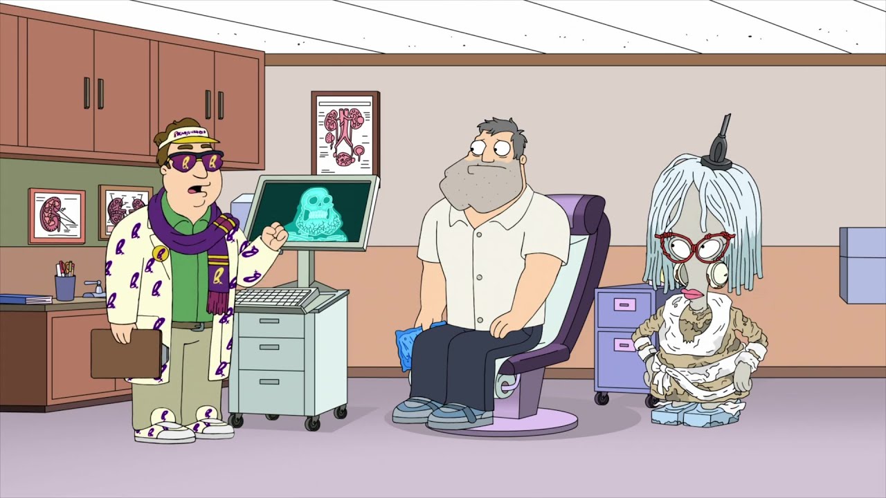 American Dad - One last big slap and full facial cave-in - YouTube