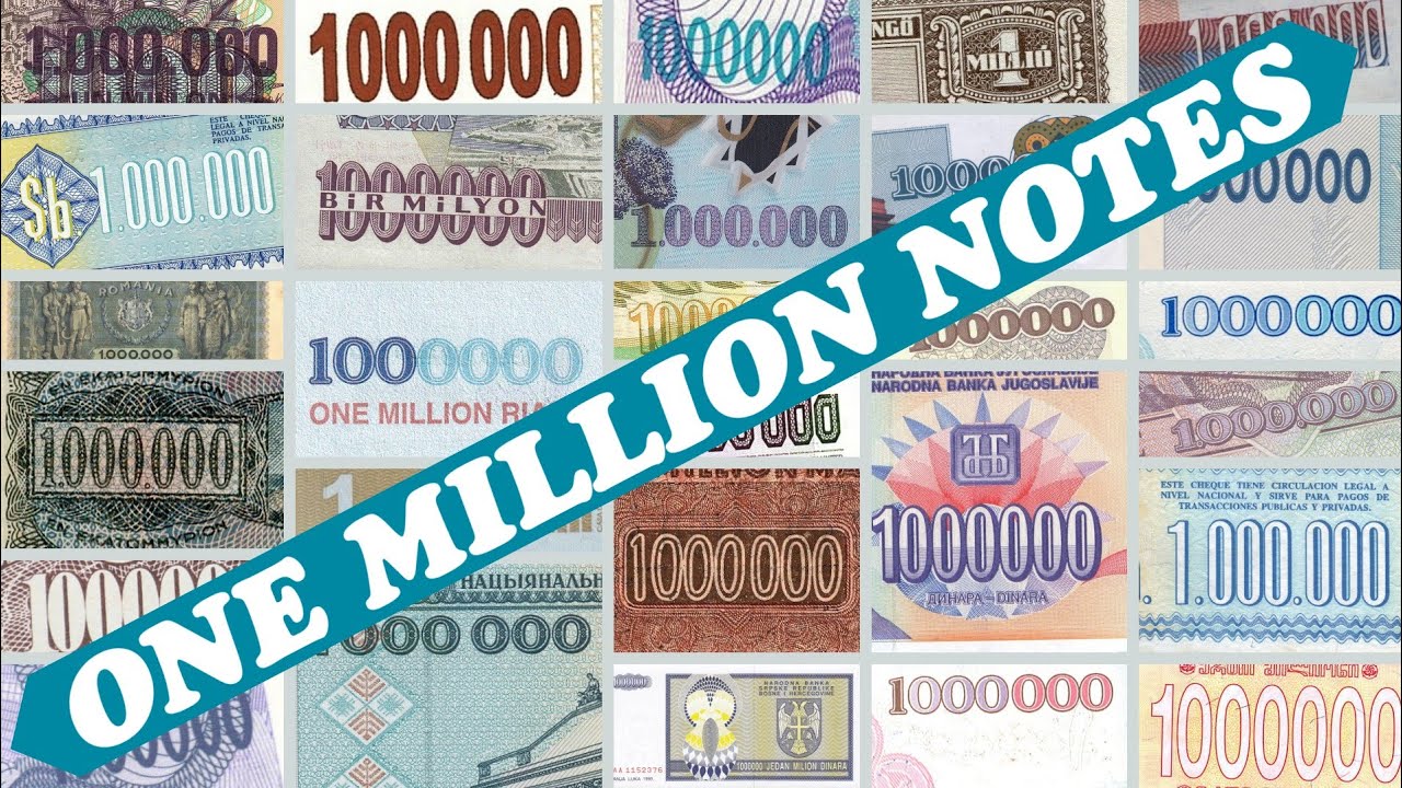 Showcasing Extraordinary 1 Million Denomination Banknotes Unveiling ...