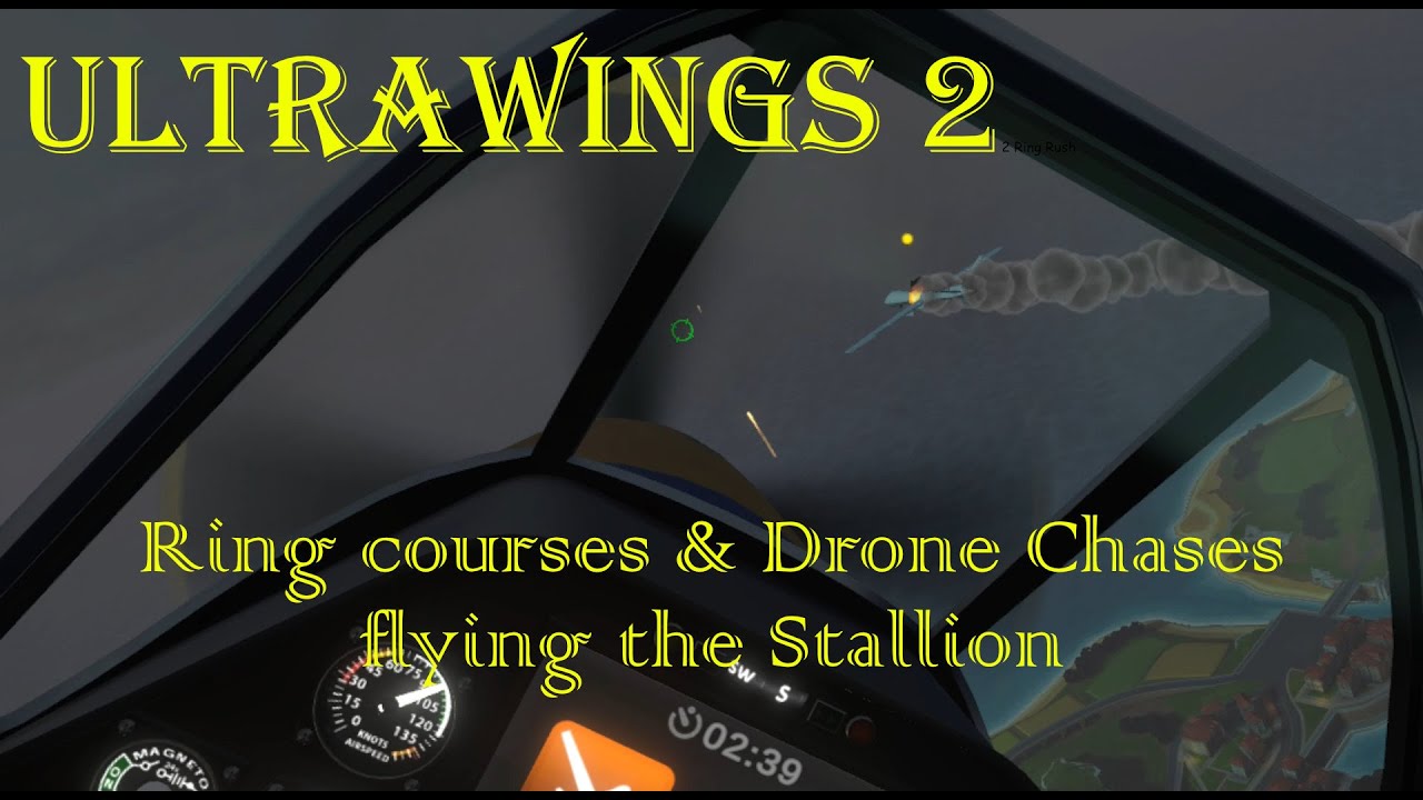Ultrawings 2 - 2 Ring Rush and 2 Drone Chase missions flying the ...
