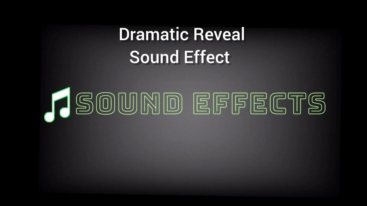 Dramatic Reveal sound Effect | Royalty Free Sound Effect | - YouTube