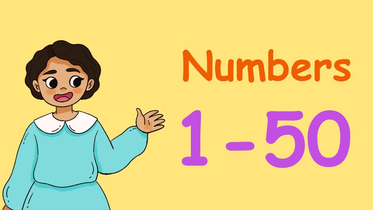 Number Song Numbers Counting 1 to 50 #numbersong #kidscartoon # ...
