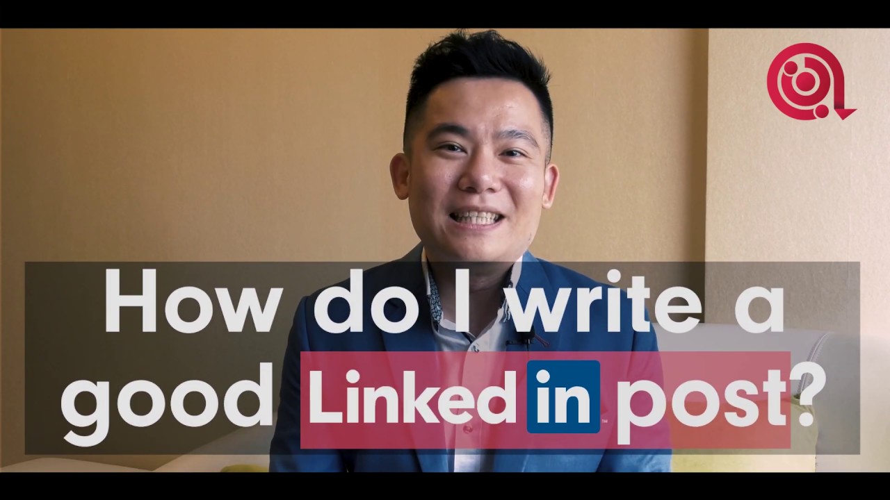 How To Write A LinkedIn Post YouTube How To Write A LinkedIn Post YouTube