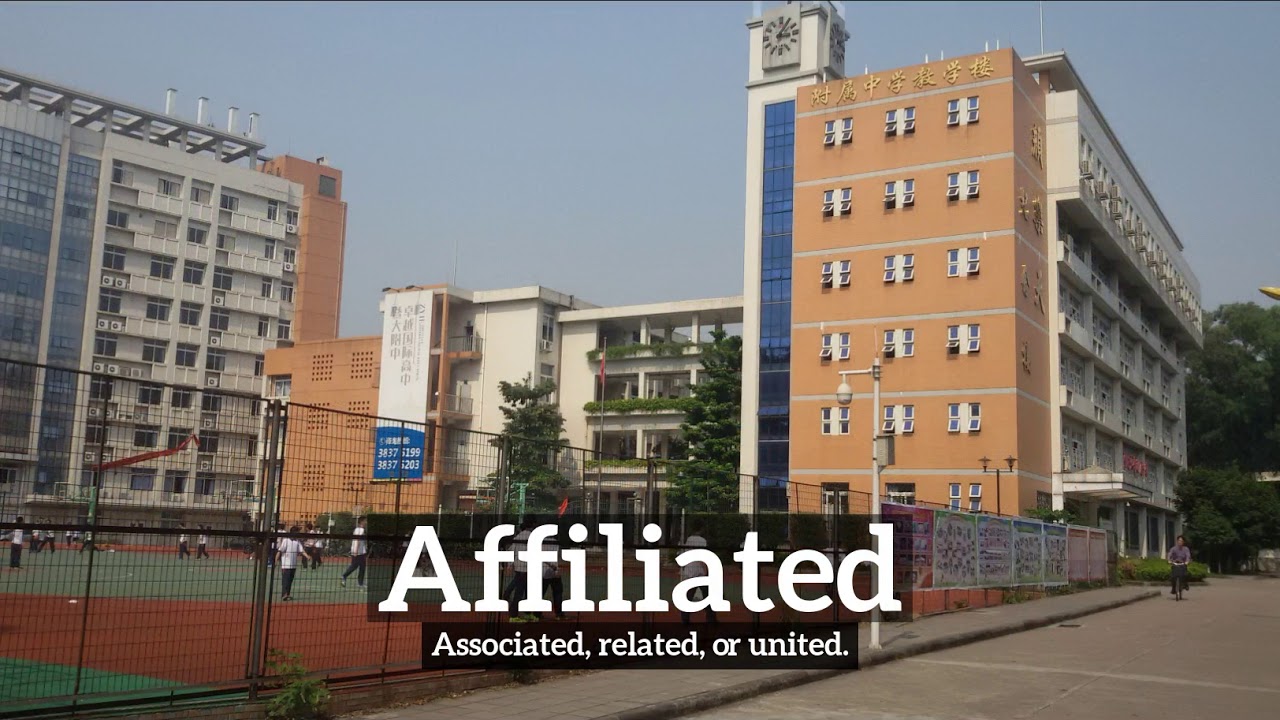 How to Say Affiliated in English? | How Does Affiliated Look? | What is ...