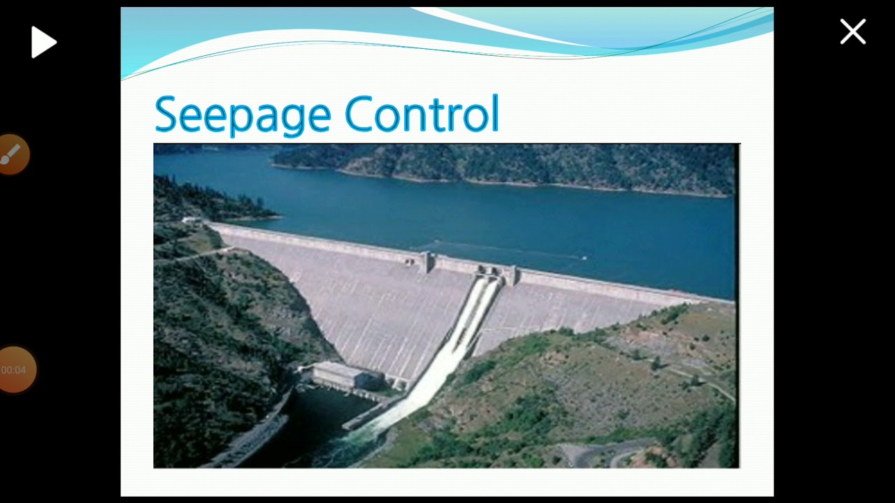 Seepage Control measures Chapter-4 WRM - YouTube