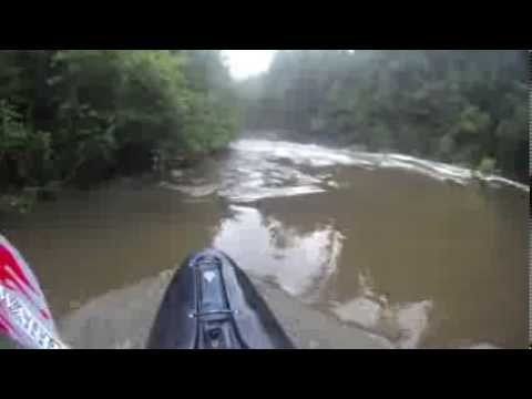 North Georgia Kayaking, Chestatee River, Grindle Falls - YouTube