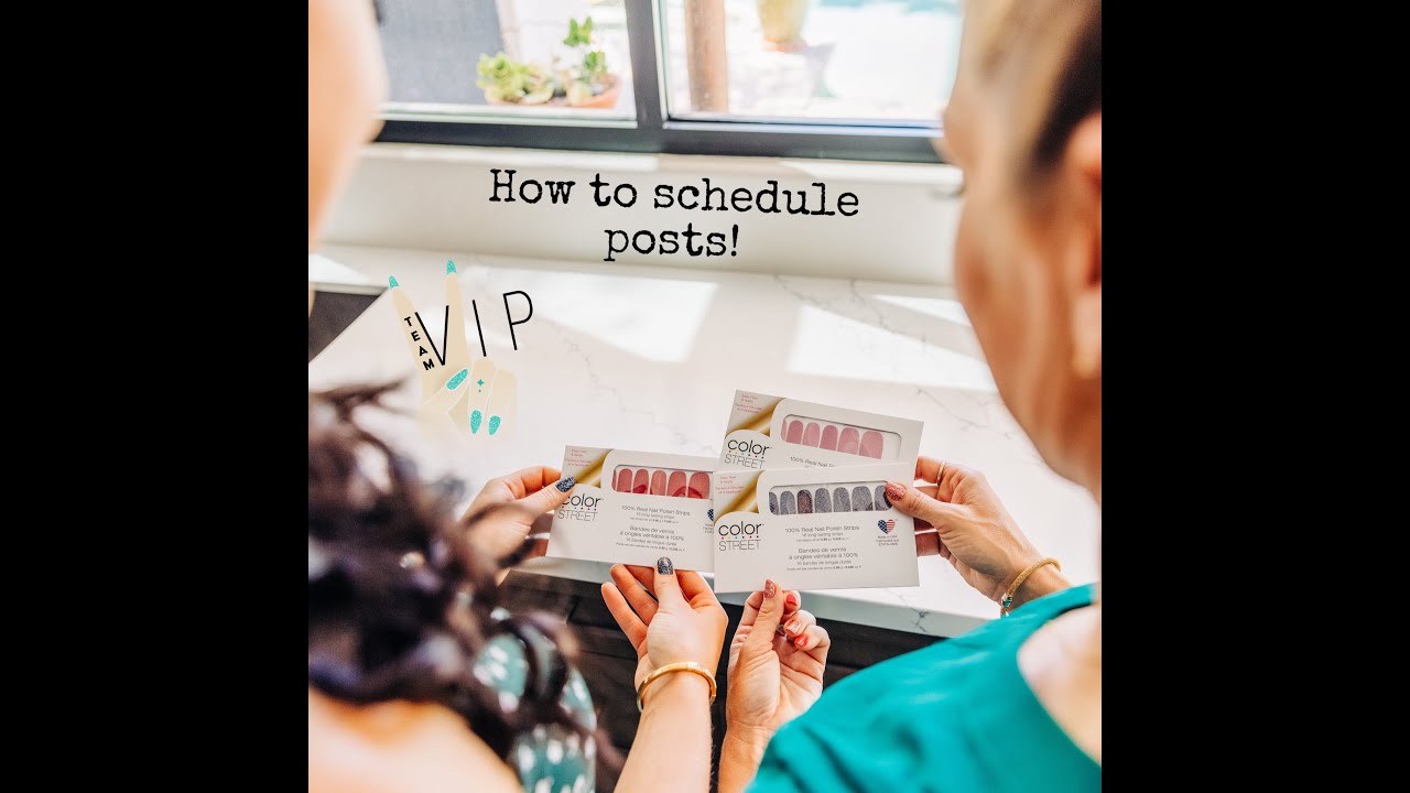 How to Schedule Posts - YouTube