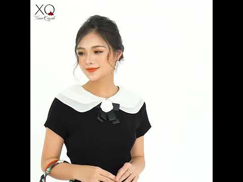 Váy Đầm Công Chúa Đính Nơ Hoa Cao Cấp || XQ Fashion - YouTube