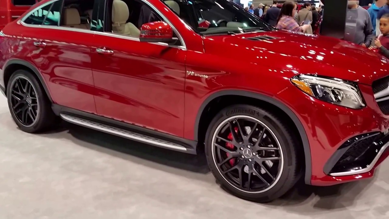 Mercedes GLC coupe vs GLS 63. Chicago auto show 2017 - YouTube